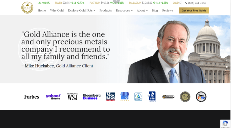 Gold Alliance Review: Products, Fees and Security - Legit?