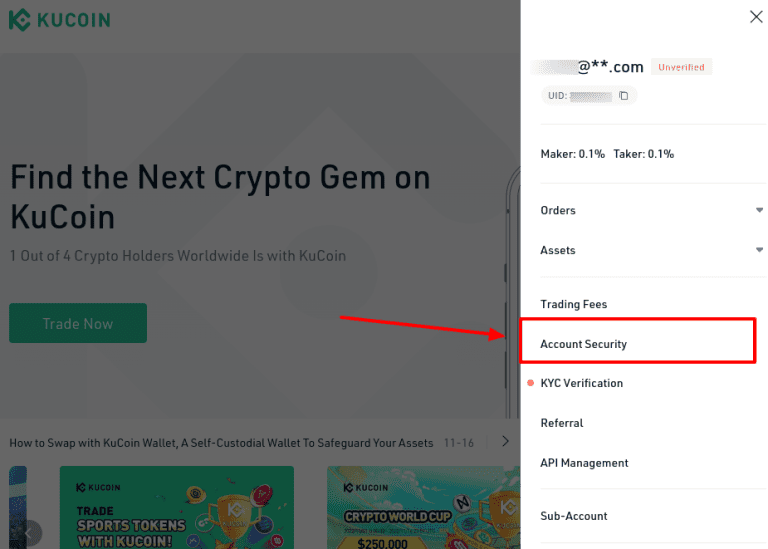 Detailed Guide: Find Or Reset Your KuCoin Trading Password