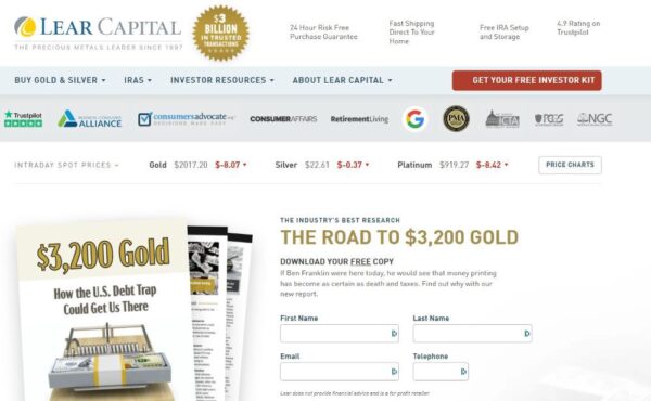 Lear Capital Review 2024: Is it a Legit Gold IRA Company?
